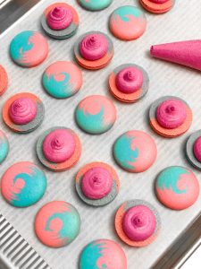 Cotton Candy Macarons - The Tipsy Macaron