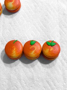 Peach Macarons - The Tipsy Macaron