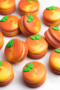 Peach Macarons - The Tipsy Macaron